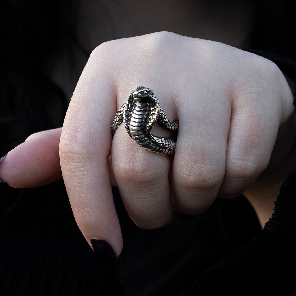 King Cobra Ring – Silver Phantom Jewelry