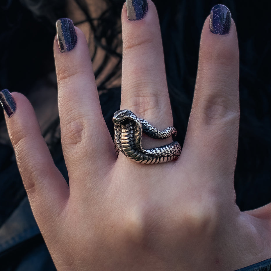 King Cobra Ring – Silver Phantom Jewelry