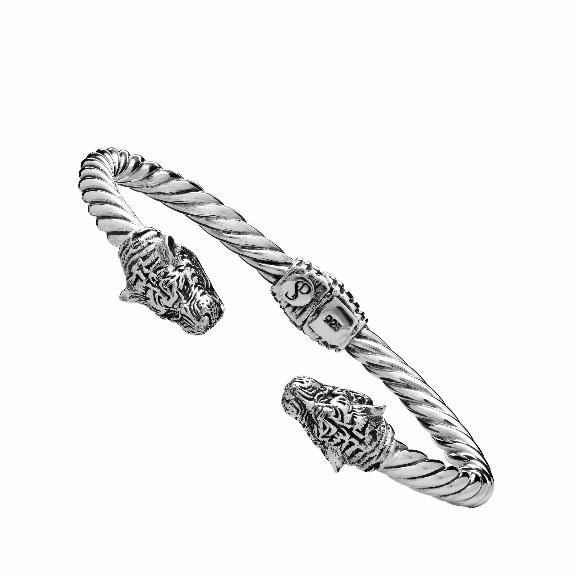 Prowling Tiger Cuff – Silver Phantom Jewelry