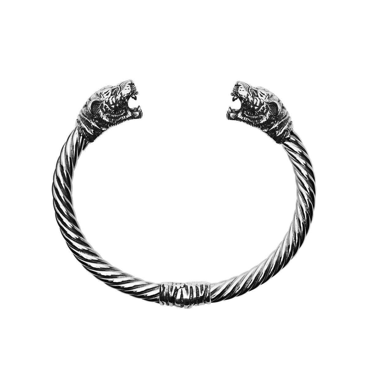 Prowling Tiger Cuff – Silver Phantom Jewelry