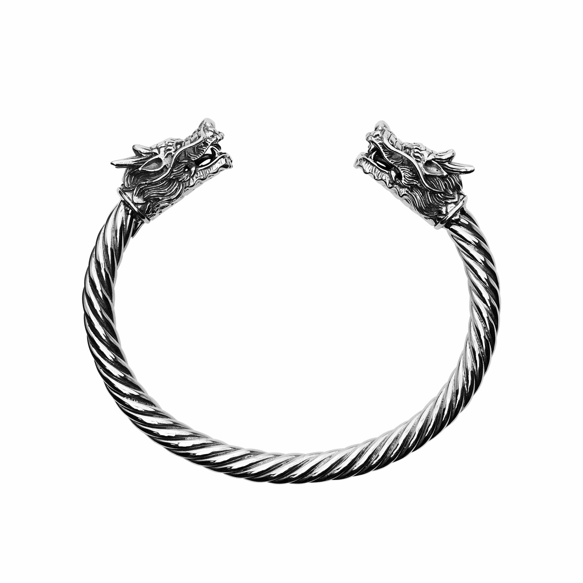 Mythic Dragon Cuff – Silver Phantom Jewelry
